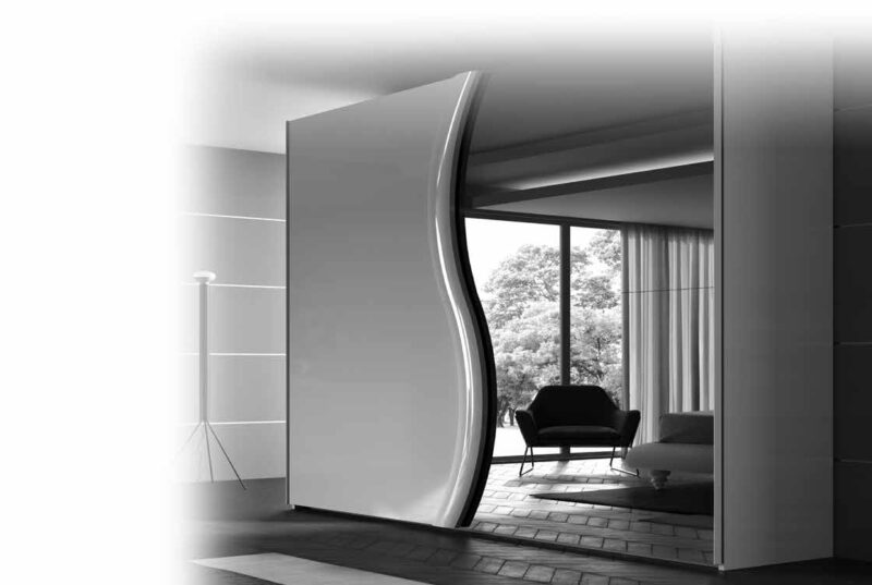 Sliding Wardrobe Esse with Mirrored Door: Maxi - Build Mode Limited